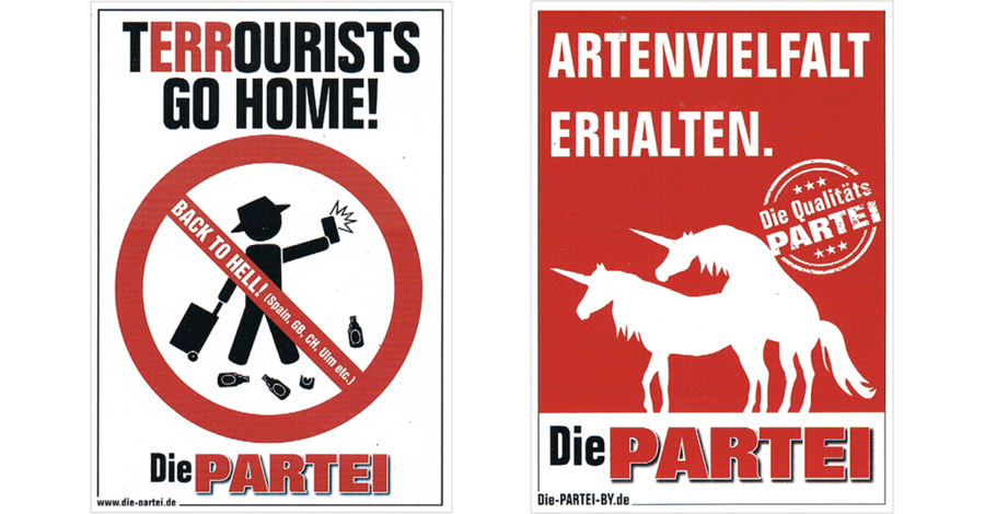 Frische Aufkleber im Shop! | Shop | Die PARTEI Dortmund